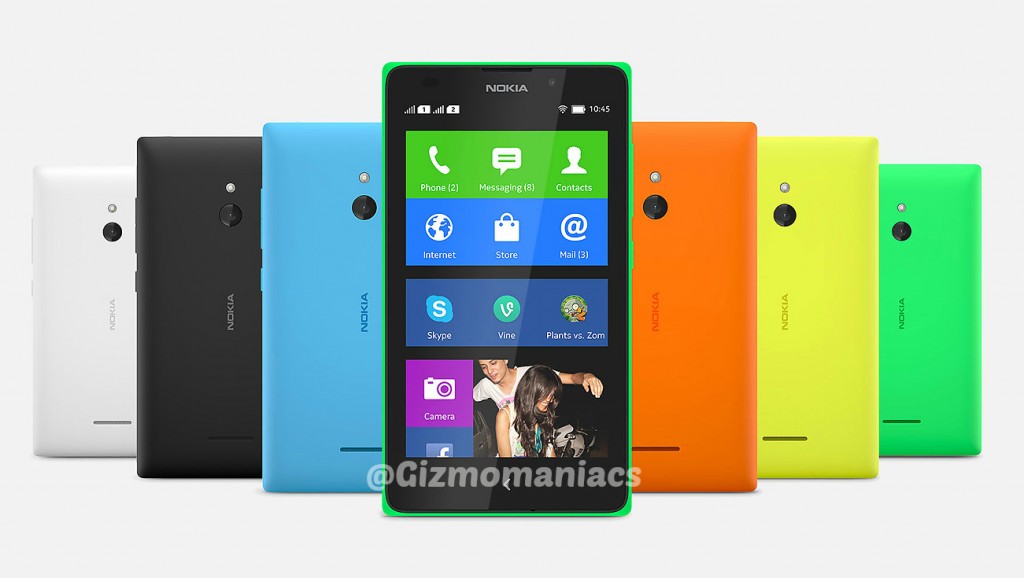 Nokia XL with 5-inch display Android Nokia Smartphone at MWC 2014 ...