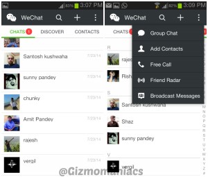WeChat a complete Social App in all mobile Platforms | GizmoManiacs